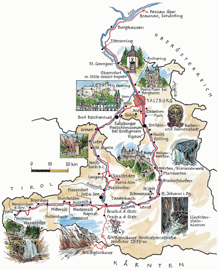 Tauernradweg - alle Radwege in Salzburg | Oberösterreich bei www ...